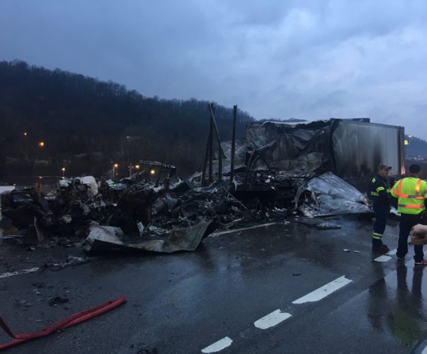 Truck Fire Shuts Down Interstate 70 Eastbound Lanes at Elm Grove | News ...
